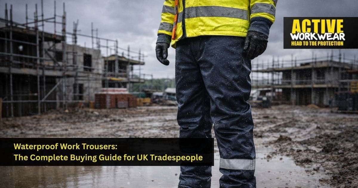 Waterproof Work Trousers Guide for UK Tradespeople– Active-Workwear